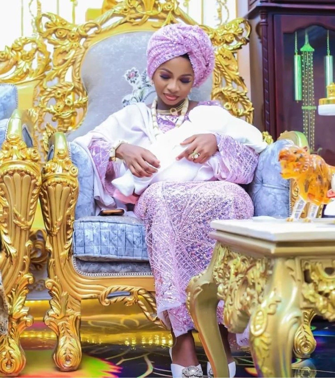 Oluwo Of Iwo & Queen Firdaus Name Their Daughter - A Slice Of Naija