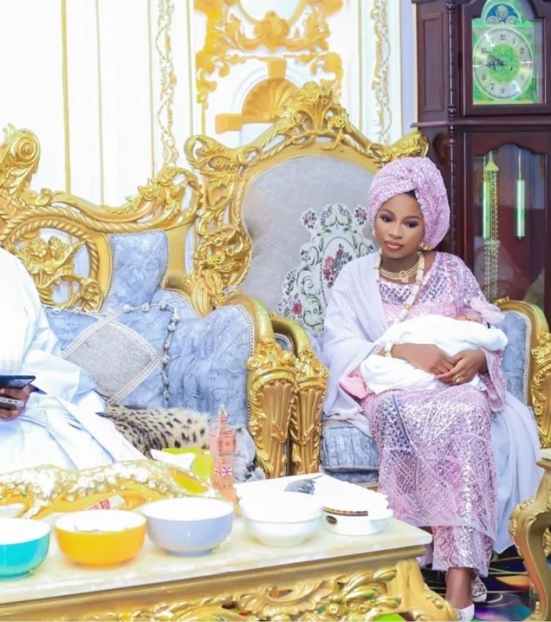 Oluwo Of Iwo & Queen Firdaus Name Their Daughter - A Slice Of Naija